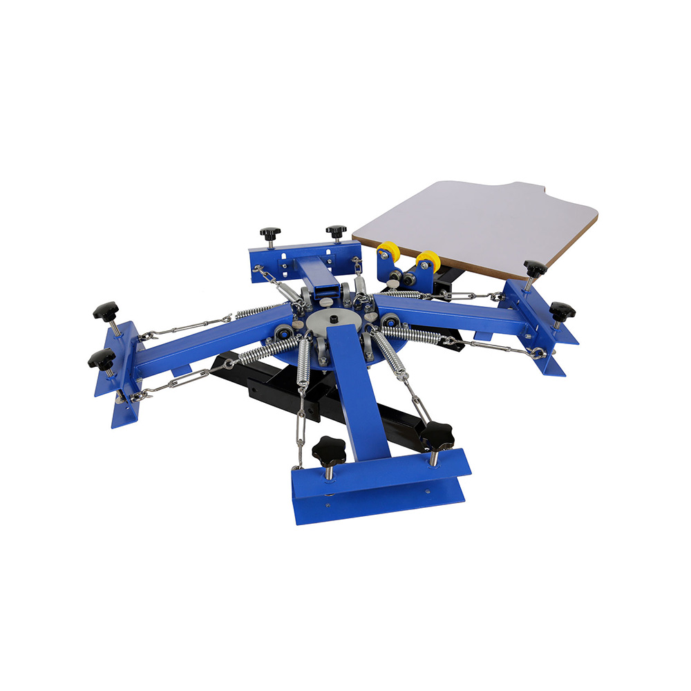 CALCA 4 Color Manual Screen Printing Press, Silk Screening Pressing DIY ...