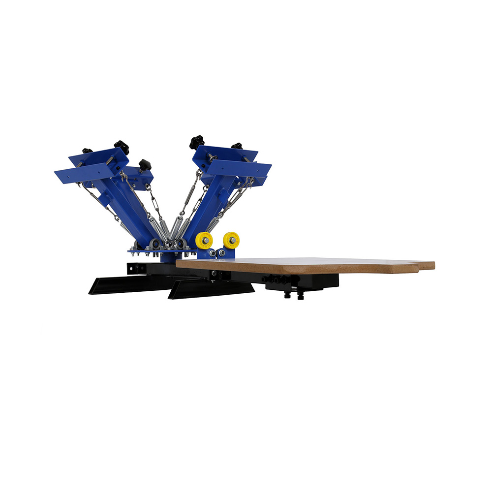 CALCA 4 Color Manual Screen Printing Press, Silk Screening Pressing DIY ...