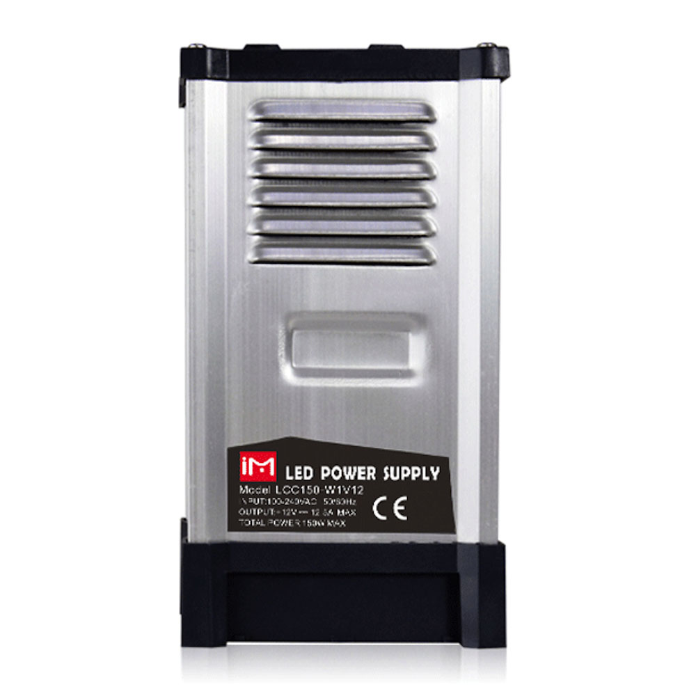 150W AC100V-240V to DC 12V Rain-Proof LED Power Supply Transformer Driver