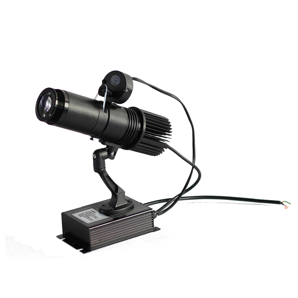 20W Indoor Black Remote Control LED Gobo Projector Advertising Logo ...