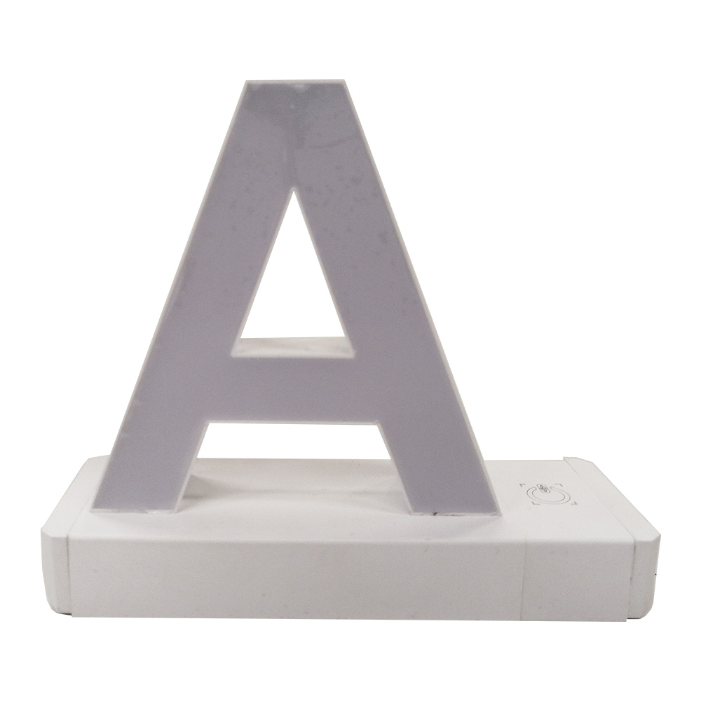 White Assembled Channel Letter Track Installation (Magnetic Counter ...