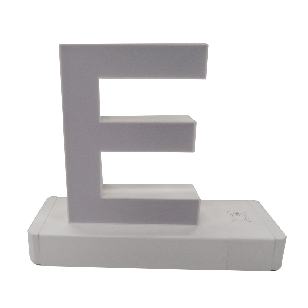 White Assembled Channel Letter Track Installation (Magnetic Counter ...