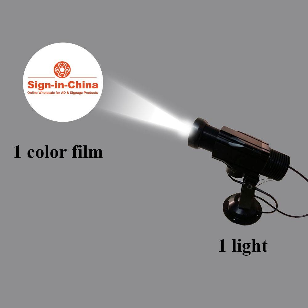 High Quality 12W LED Rotating Gobo Advertising Logo Projector Light (1 ...
