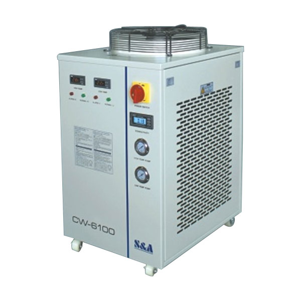 S&A CW-6100BTH Industrial Water Chiller Dual Temp. and Dual Pump with ...