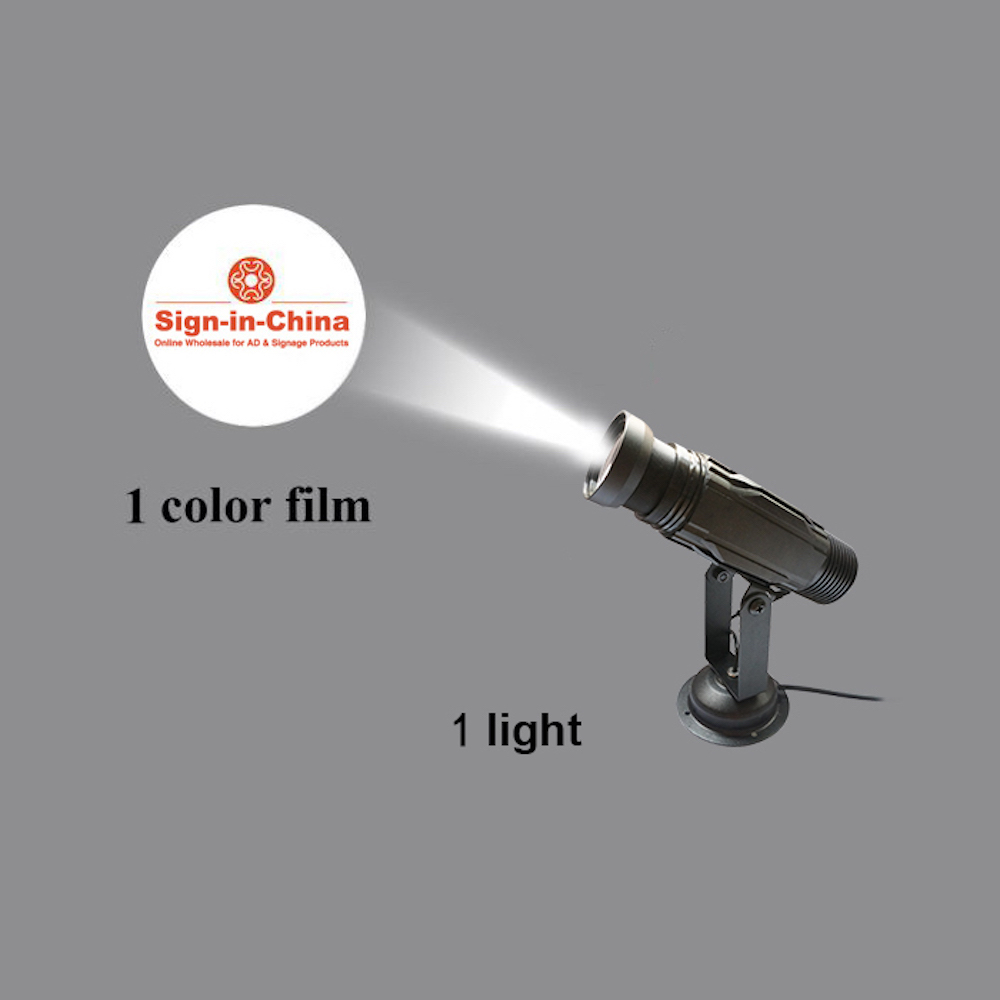 High Quality 12W LED Static Gobo Outdoor Advertising Logo Projector ...