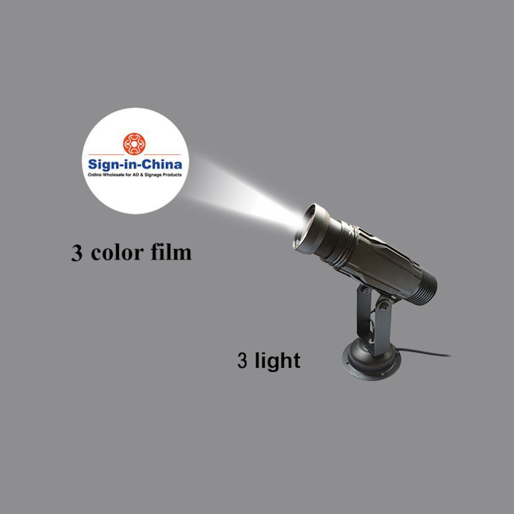 High Quality 12W LED Static Gobo Outdoor Advertising Logo Projector ...