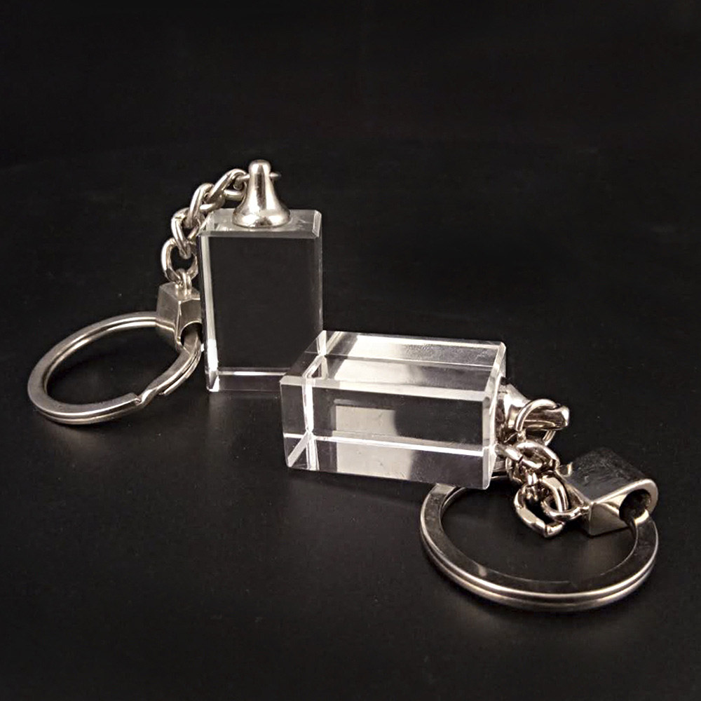 10 Pack Crystal Key Rings Personalized Crystal Rectangle Keychain with ...