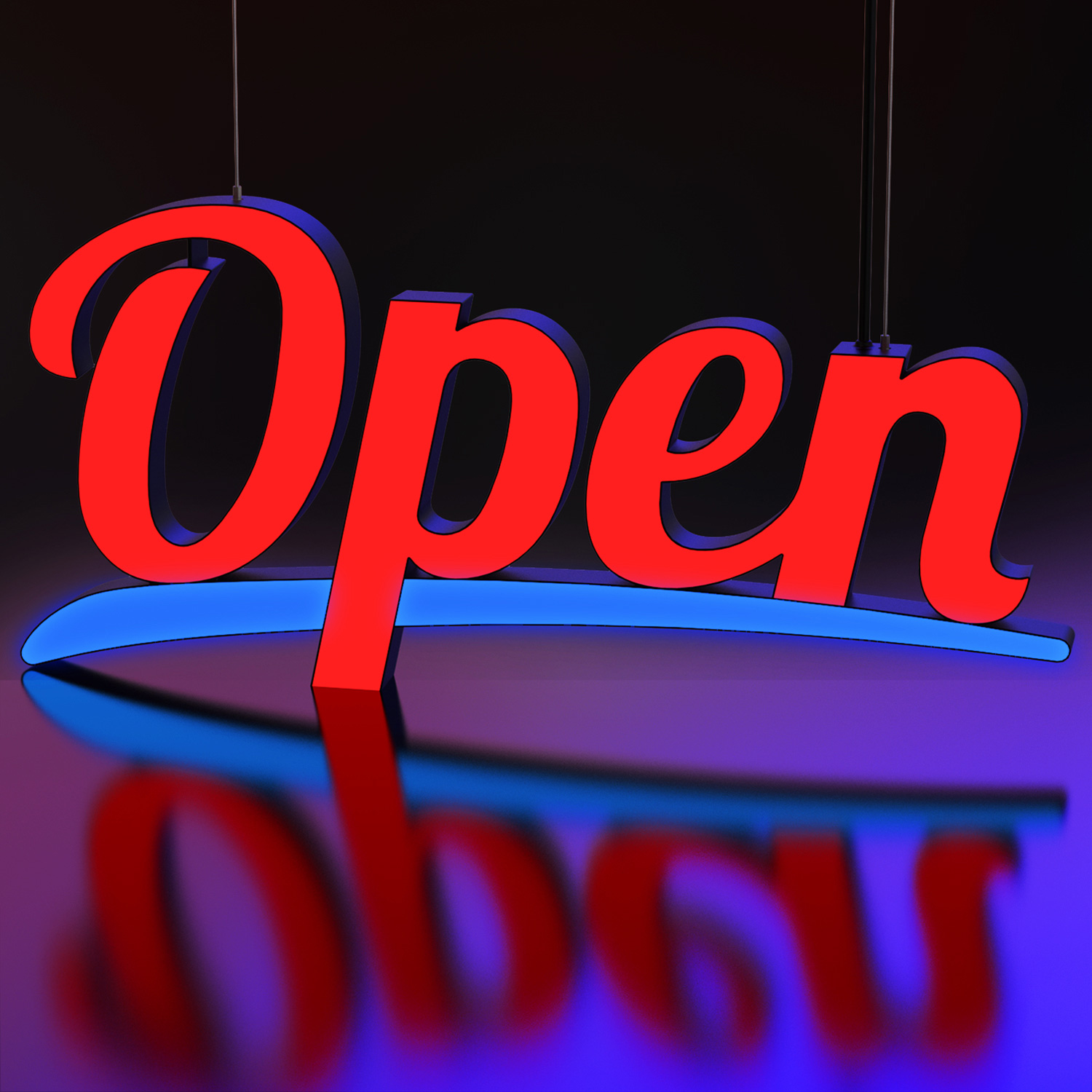 US Stock LED Open Sign LED Sign Modern Open Sign for Store Shop Home ...