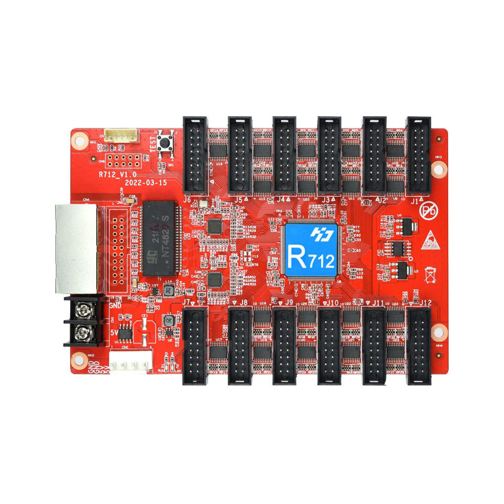 HUB75E Port LED display Receiving Card HD-R712